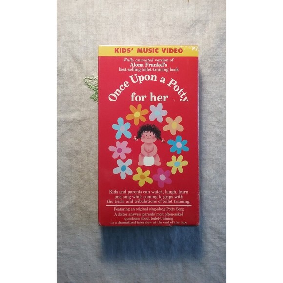 Media | Once Upon A Potty For Her Vhs Tape New Sealed | Poshmark
